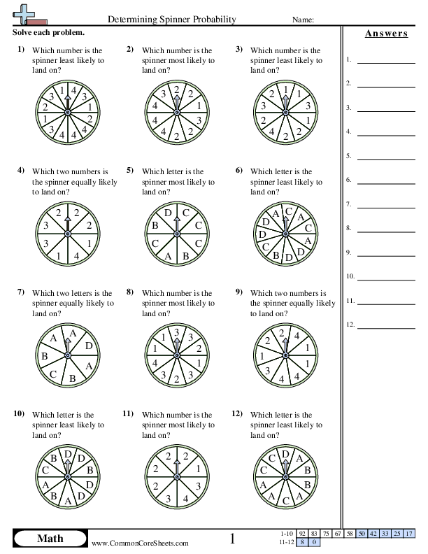 Probability Worksheets | Free - Distance Learning, worksheets and more ...