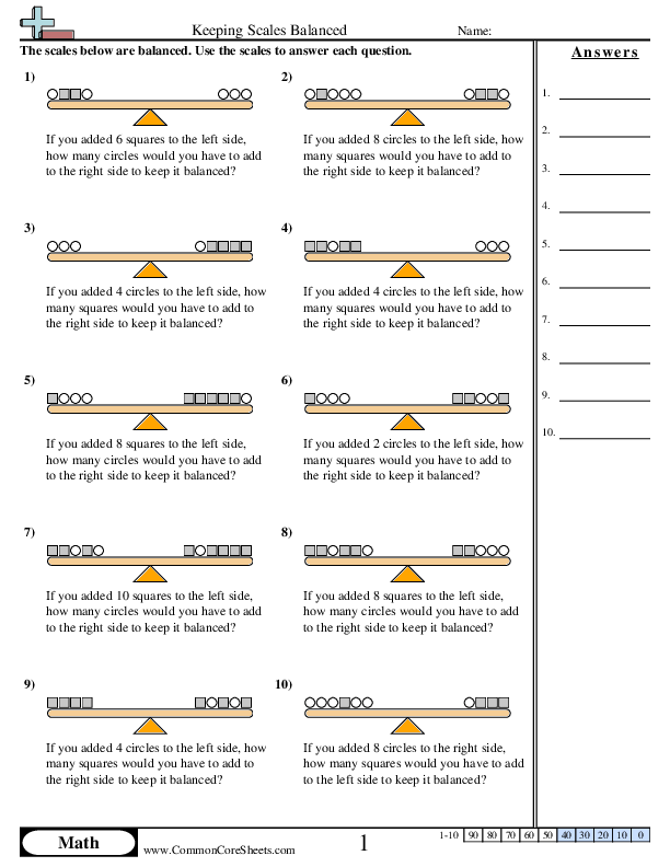 Balancing Equations Worksheets | Free - Distance Learning, worksheets ...