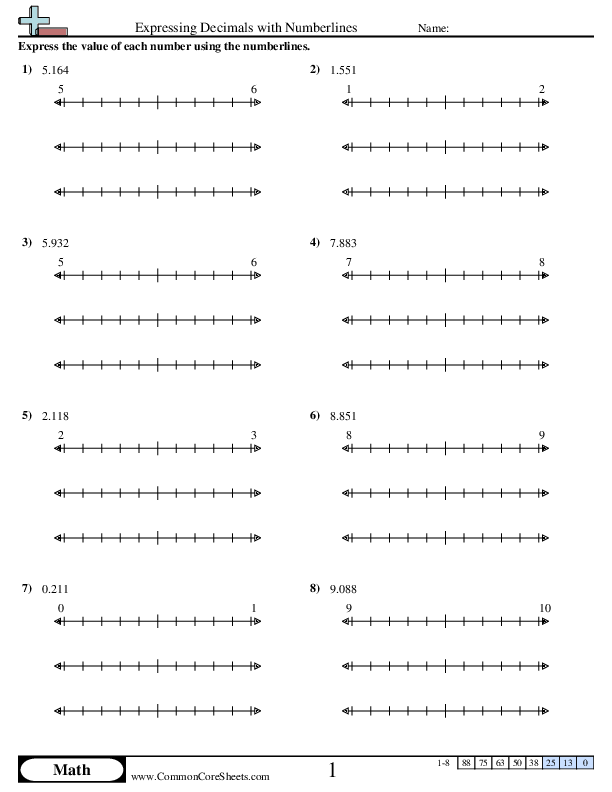 Decimal Worksheets | Free - Distance Learning, worksheets and more ...