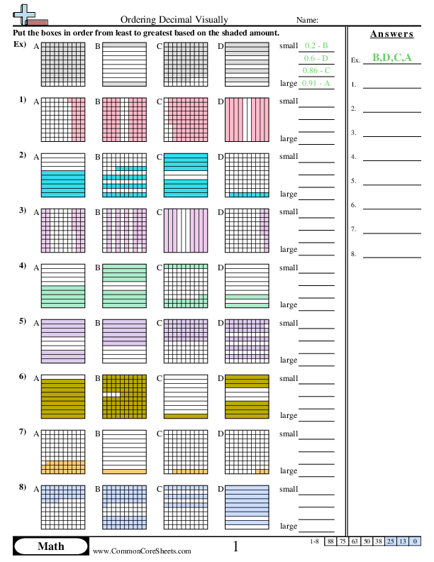 Decimal Worksheets | Free - Distance Learning, worksheets and more ...