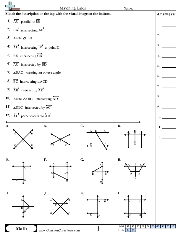 Lines Worksheets | Free - Distance Learning, worksheets and more ...