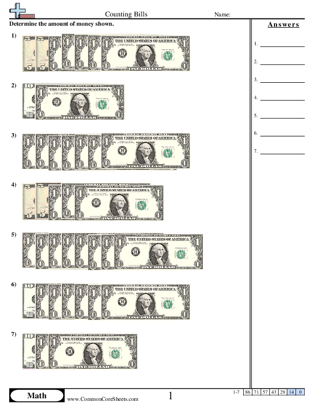 CommonCoreSheets.com: Free distance learning and math worksheets, daily ...