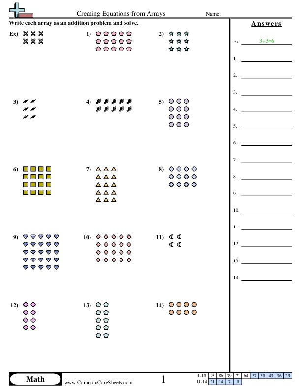 CommonCoreSheets.com: Free distance learning and math worksheets, daily ...