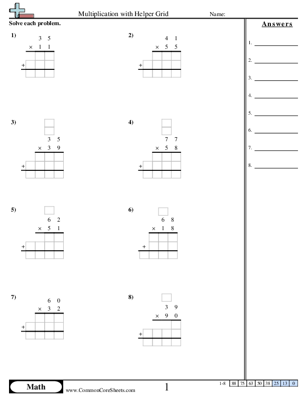 Multiplication Worksheets | Free - Distance Learning, worksheets and ...