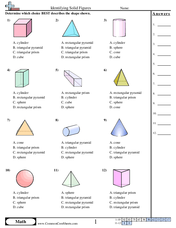 Shapes Worksheets | Free - Distance Learning, worksheets and more ...