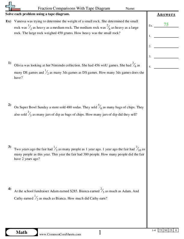 Tape Diagram Worksheets | Free - Distance Learning, worksheets and more ...