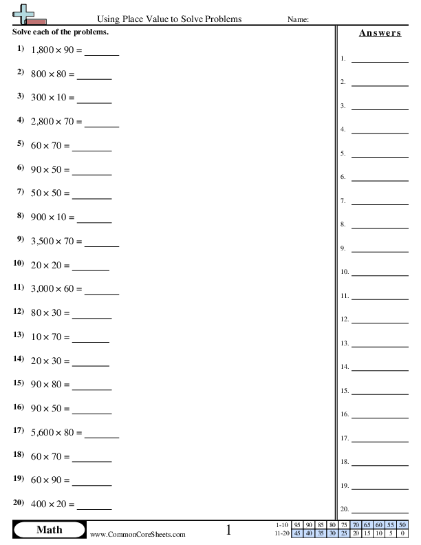 Value & Place Value Worksheets | Free - Distance Learning, worksheets ...