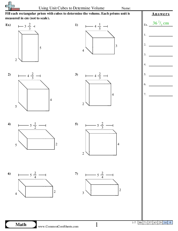 Volume Worksheets | Free - Distance Learning, worksheets and more ...